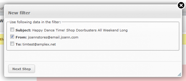 How To Setup E-mail Filters | Amplex SupportAmplex Support