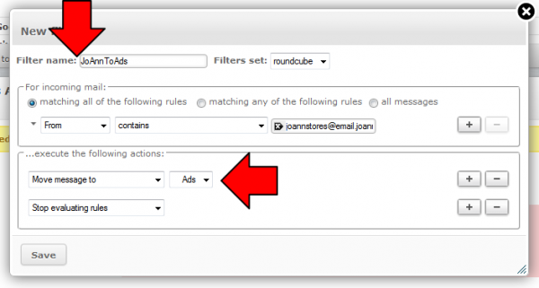 How To Setup E-mail Filters | Amplex SupportAmplex Support