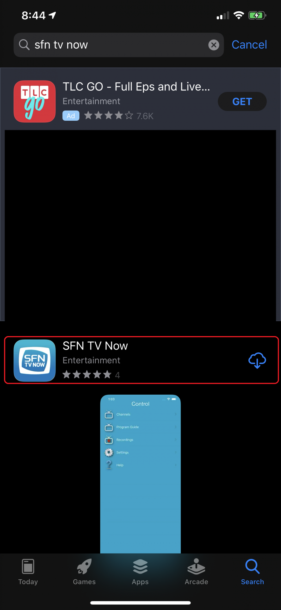 Using SFN TV on iOS devices | Amplex SupportAmplex Support
