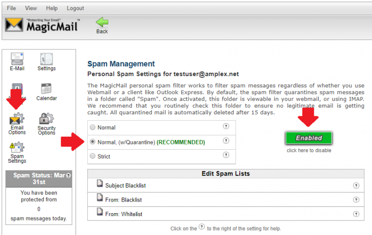 MagicMail Webmail | Amplex SupportAmplex Support